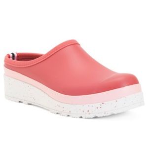Hunter | Shoes | Hunter Clogs Waterproof Speckled Sole Play Clogs ...